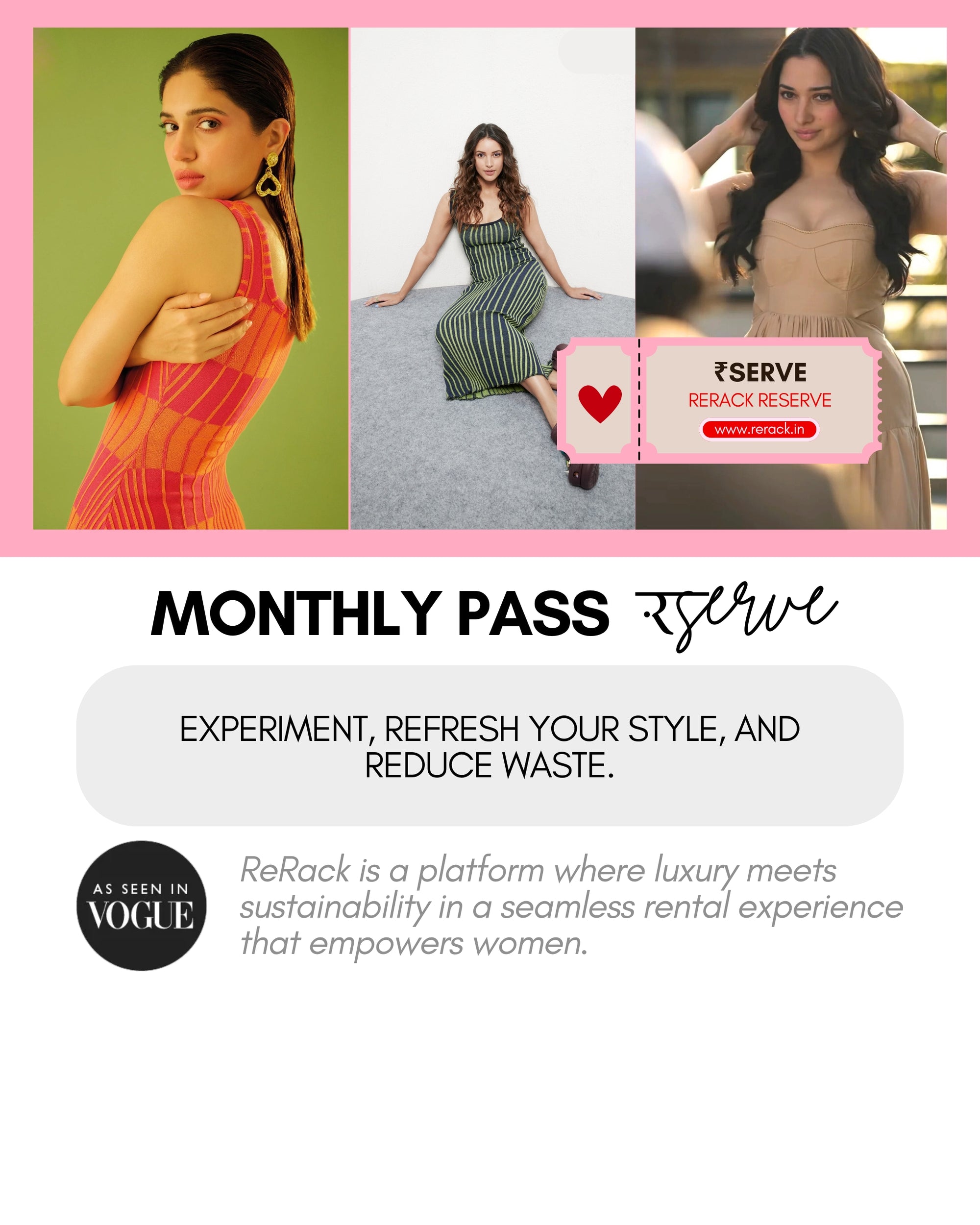 ReRack | A new-age fashion rentals platform for Mumbai, India