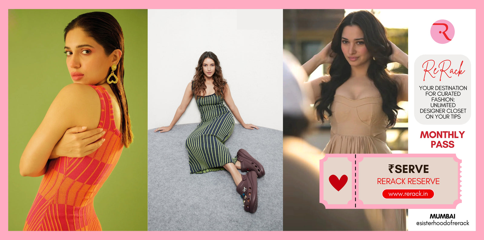 ReRack | A new-age fashion rentals platform for Mumbai, India